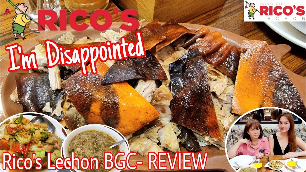 RICOS LECHON REVIEW RICO'S LECHON BGC - YouTube