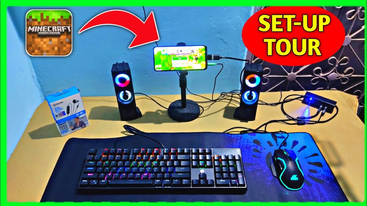 My Dream Gaming setup worth only 1000 || Setup tour #mcpe - YouTube