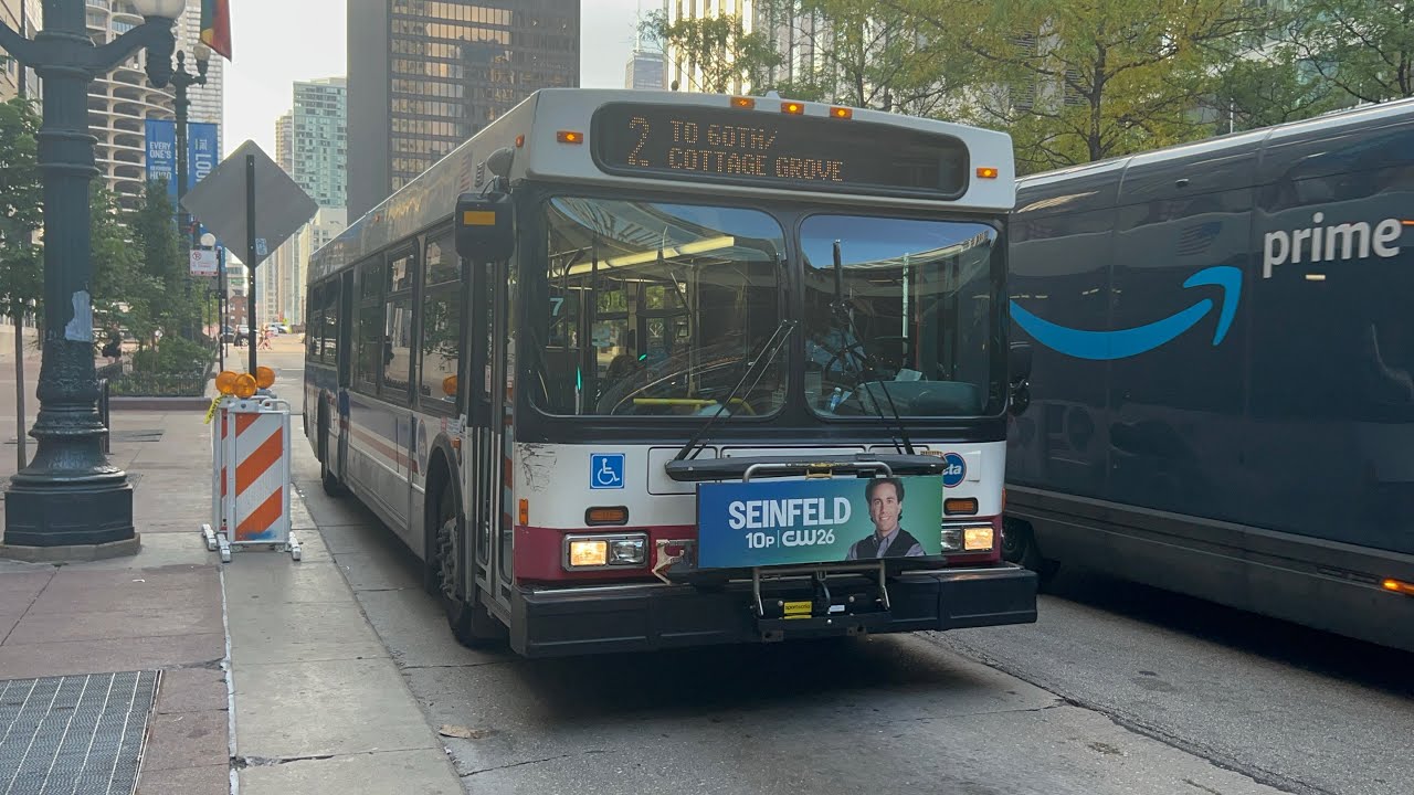 CTA Bus Ride 2 Hyde Park Express From Lake To 53rd Street CTA New Flyer ...