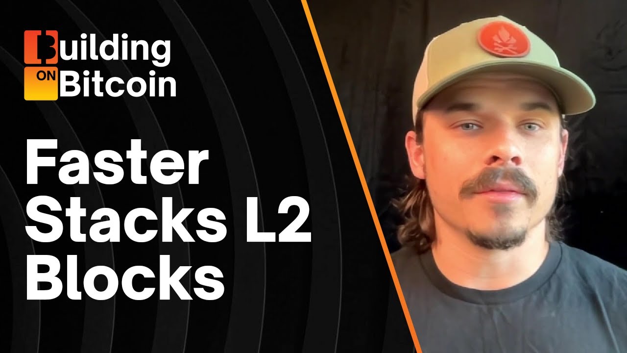 Achieving Faster Bitcoin L2 Stacks Transactions - YouTube