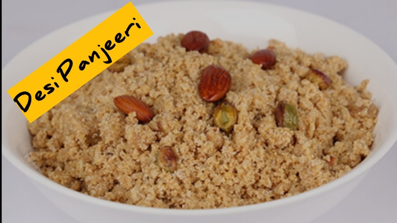 Desi Panjeeri | homemade panjeeri | soji ki panjeeri |easy panjeeri ...