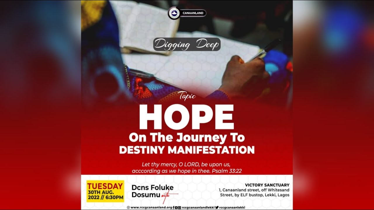 DIGGING DEEP SERVICE - 30TH AUGUST 2022 - YouTube