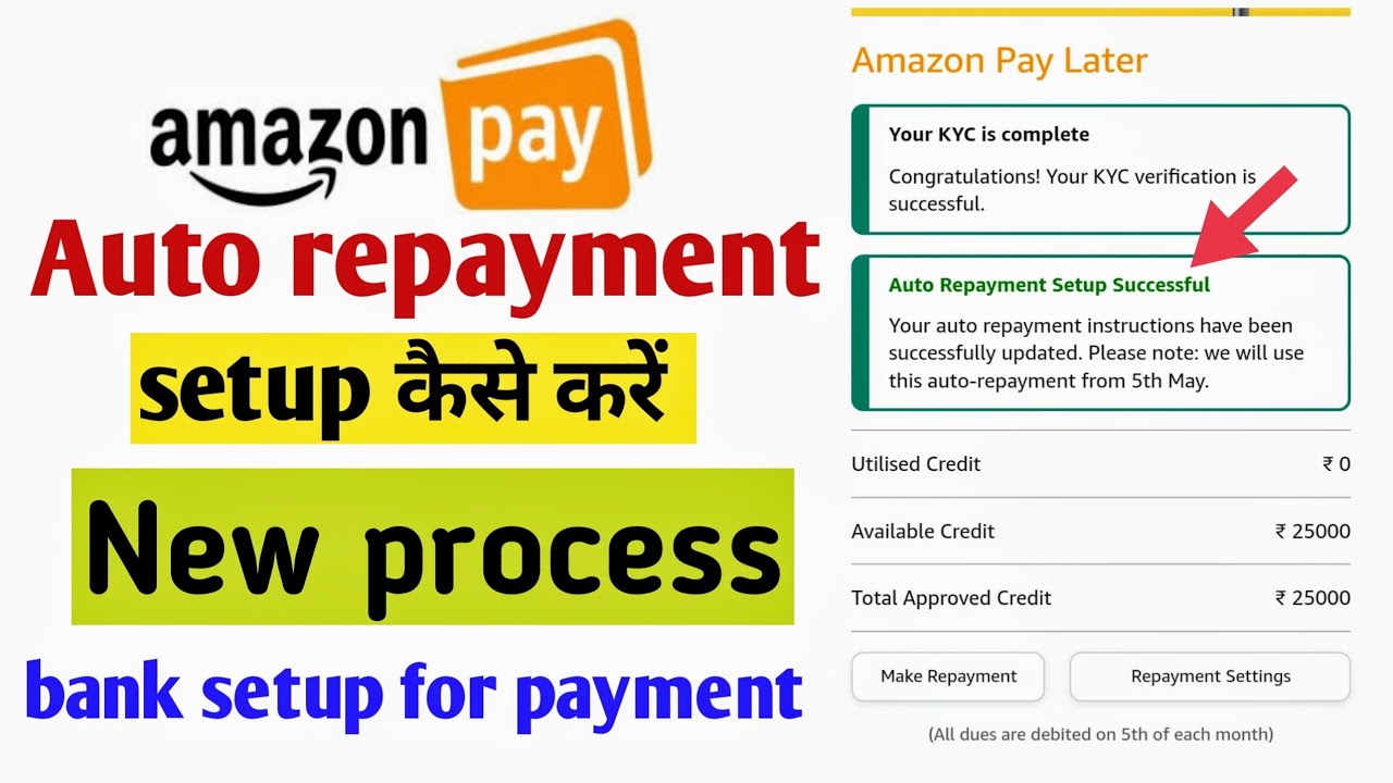 Amazon Pay Later | How to Activate | Setup Auto Repayment | Amazon Pay Later Kaise Activate Kare ...