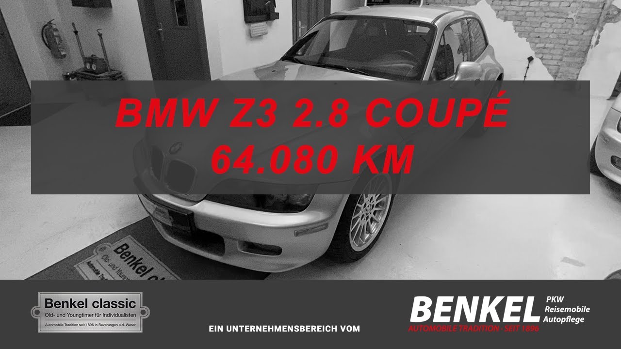 BMW Z3 2.8 Coupé Händlerausstattung mit Single Vanos arctis-silber bei ...