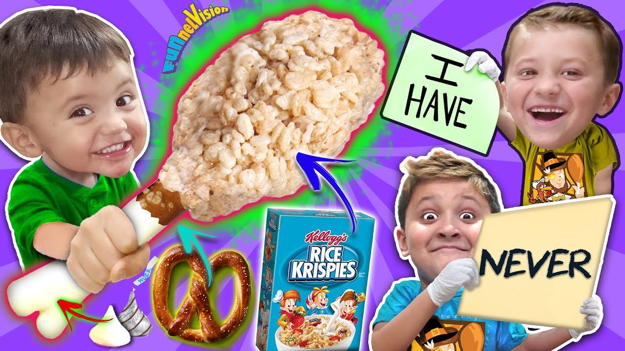 NEVER HAVE I EVER + DIY THANKSGIVING TURKEY LEG w Rice Krispies Treats ...