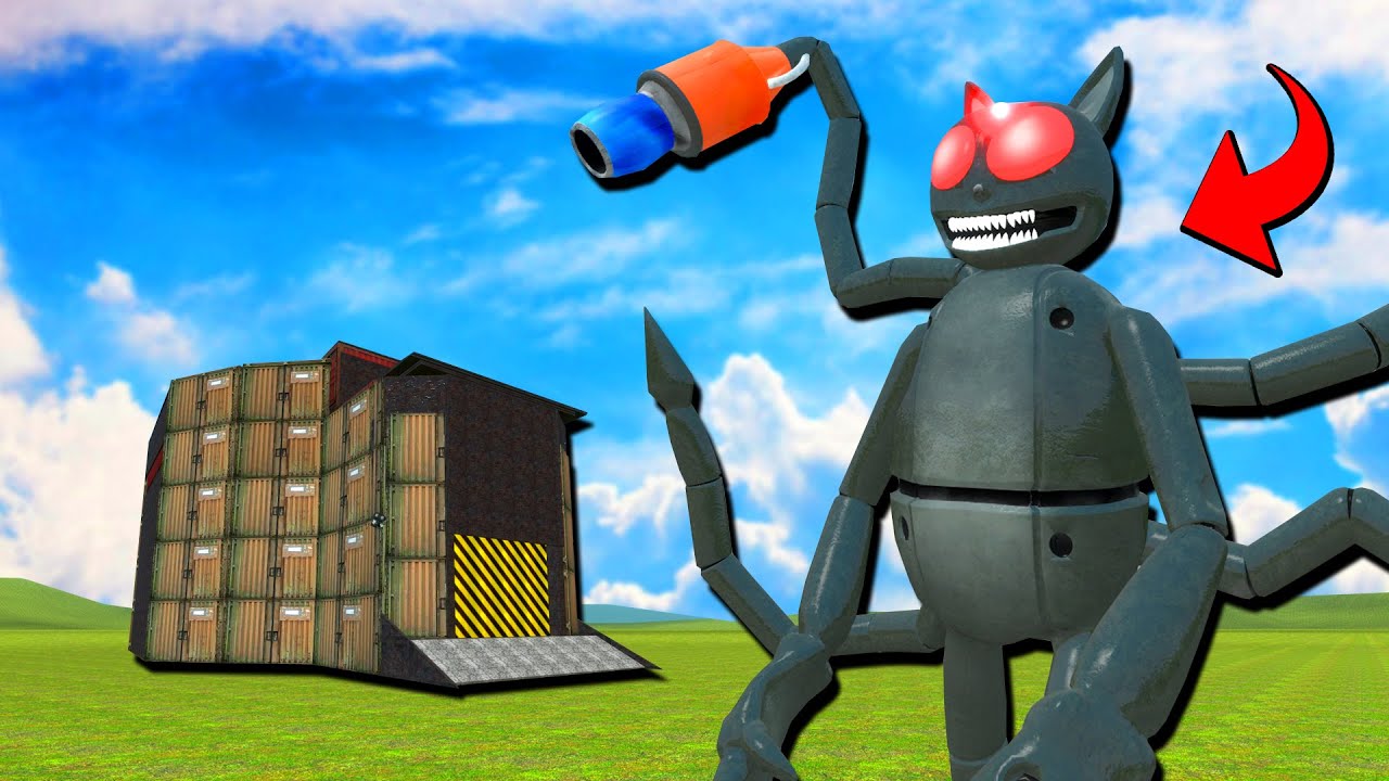 Mecha Cartoon Cat Vs บ้าน - YouTube