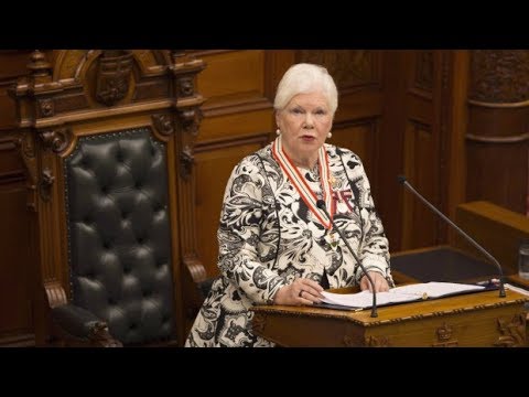 Ontario Lt.-Gov. Elizabeth Dowdeswell delivers throne speech. - YouTube