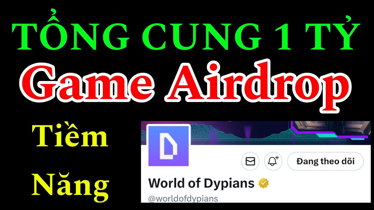 WORLD OF DYPIANS MẢNG GAME AIRDROP ĐỐI TÁC CORE DAO + AI TECH + GATE WALLET + BAYBY DOGE - YouTube