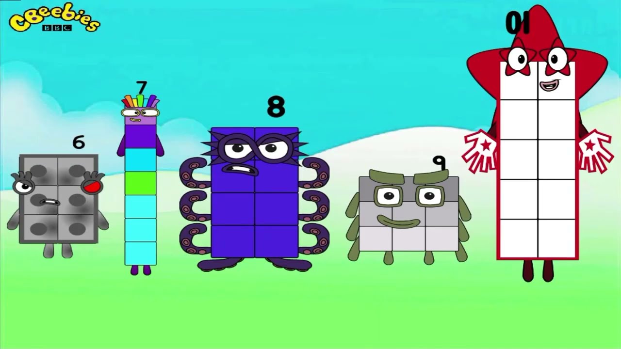 Numberblocks 6 10 As Humans Version-youtube Numberblocks 10
