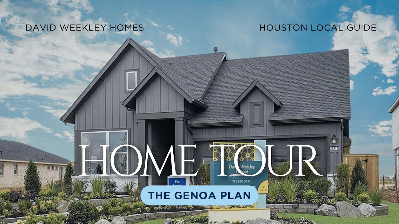 MODEL HOME TOUR | The Genoa Plan - David Weekley Homes - YouTube