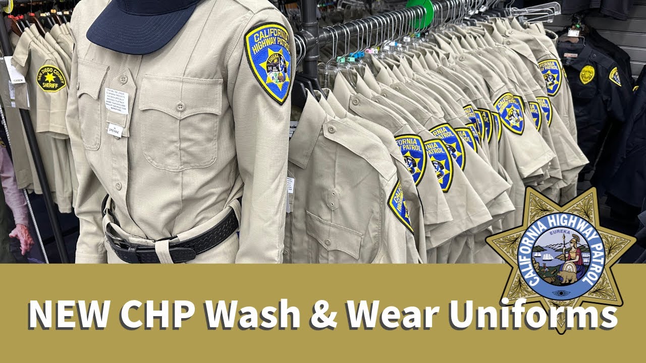 NEW! CHP Wash & Wear Uniforms are now available at Ace Uniforms - YouTube