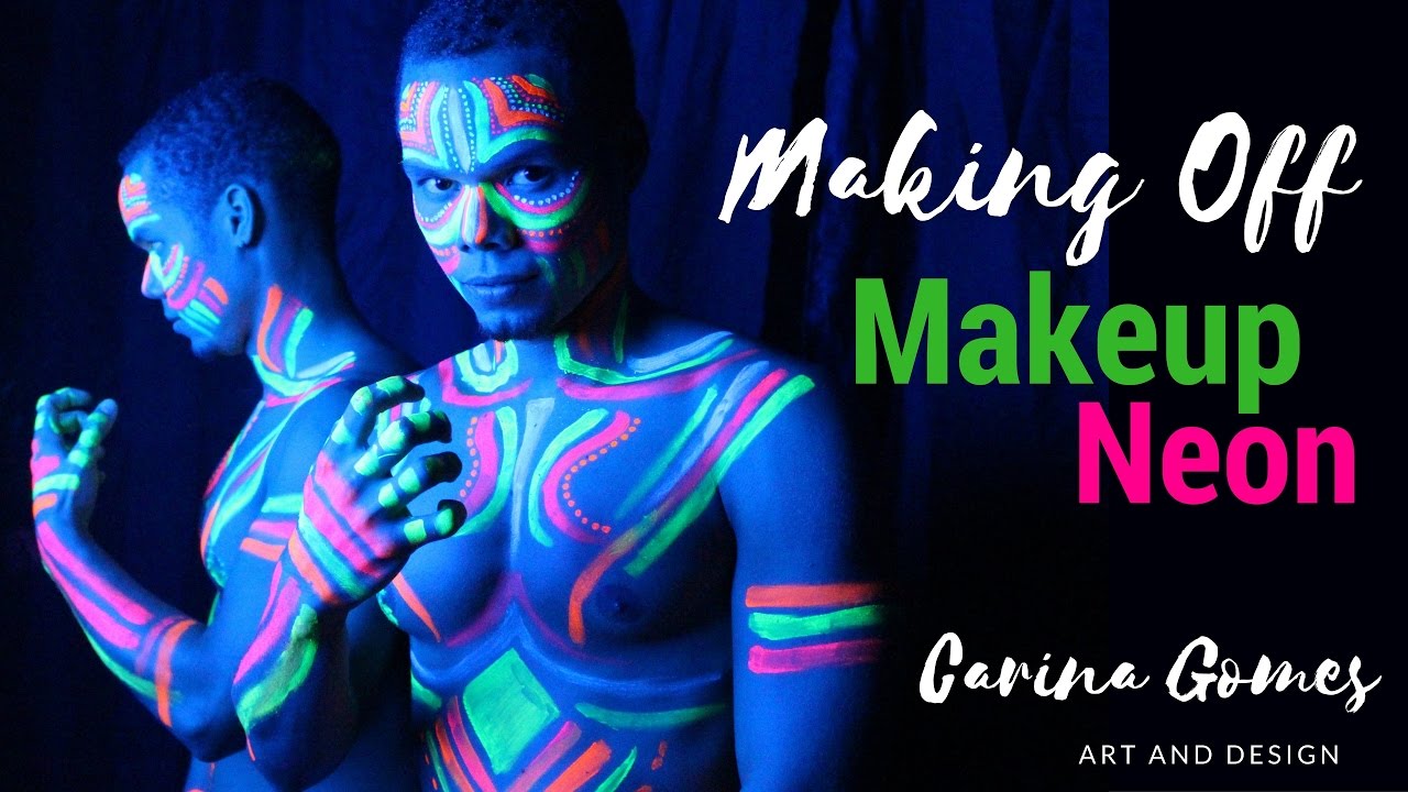 Making Off - Photoshoot + Makeup (Neon Party) - YouTube