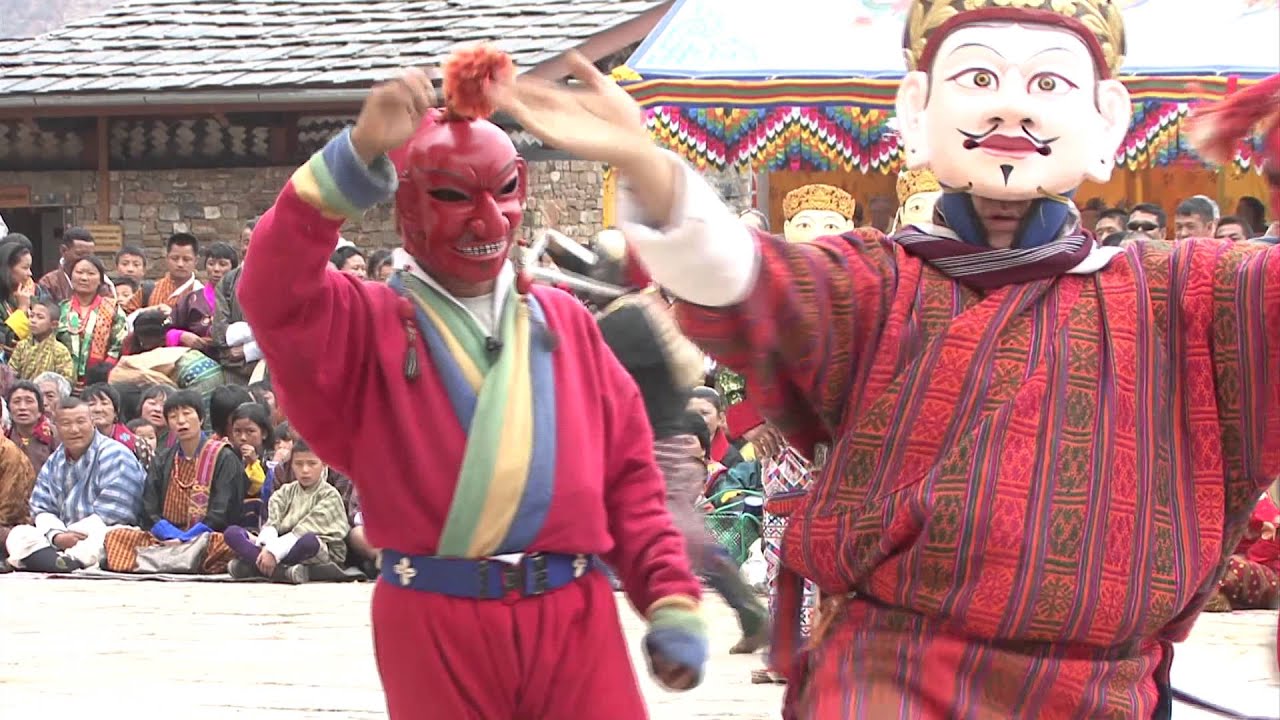 Bhutan PARO TSHECHU by Global Vision - YouTube