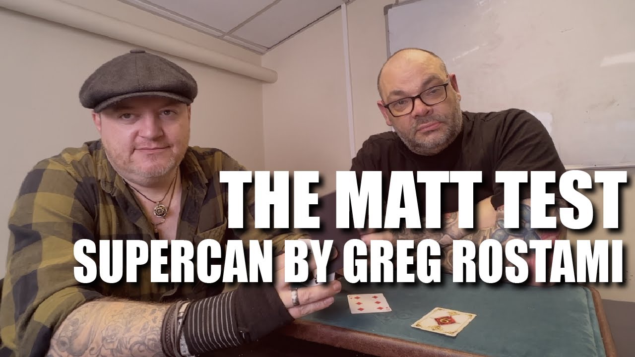 SUPERCAN by Greg Rostami | The Matt Test - Live Performance & Review ...