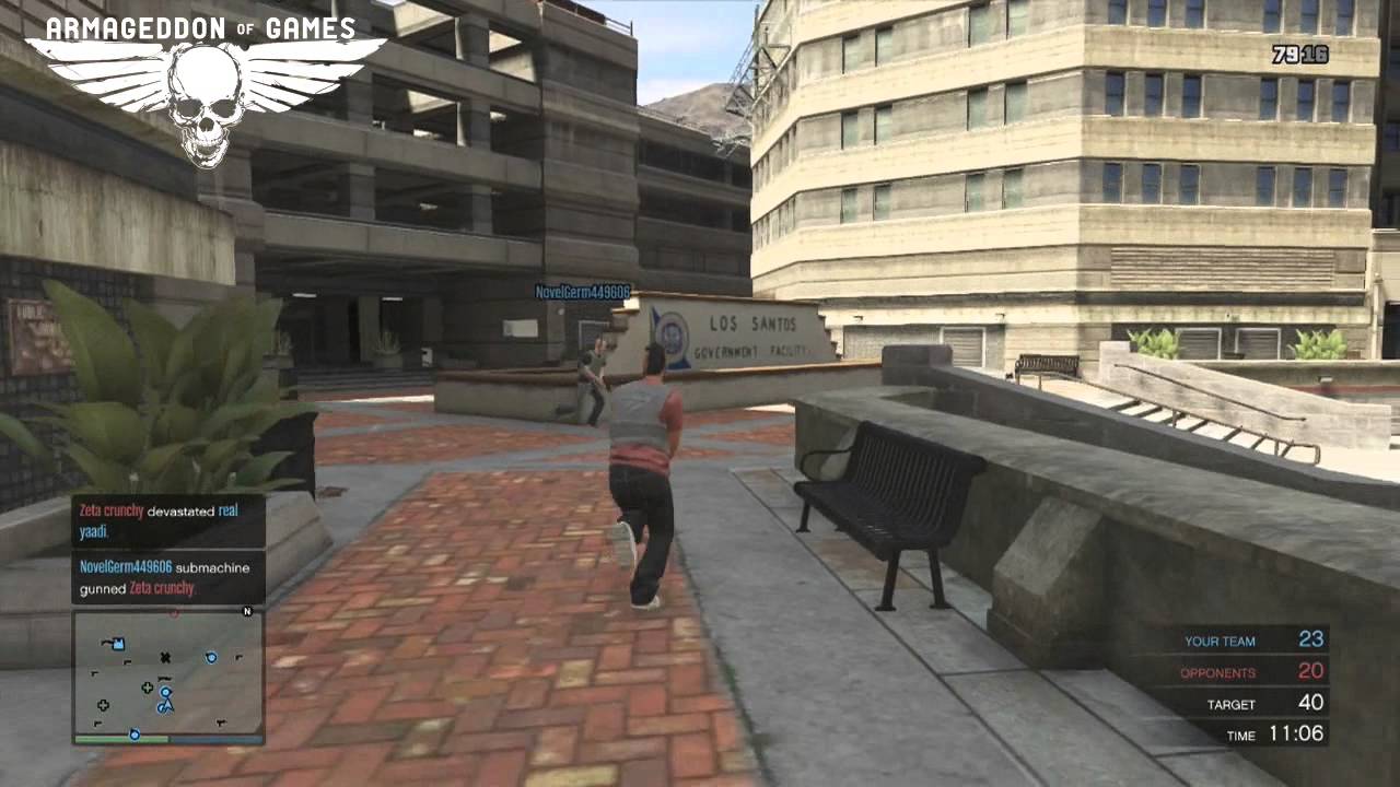 GTA 5 Online - Team Deathmatch - Governmental - YouTube