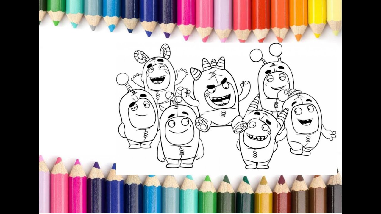 How To Draw Oddbods | oddbods coloringpages | oddbods #drawing - YouTube