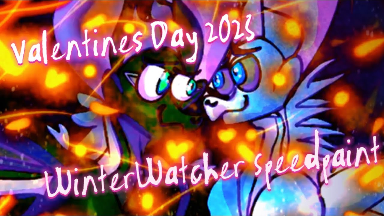 You & Me — WinterWatcher Speedpaint {Happy Valentines Day!} - YouTube