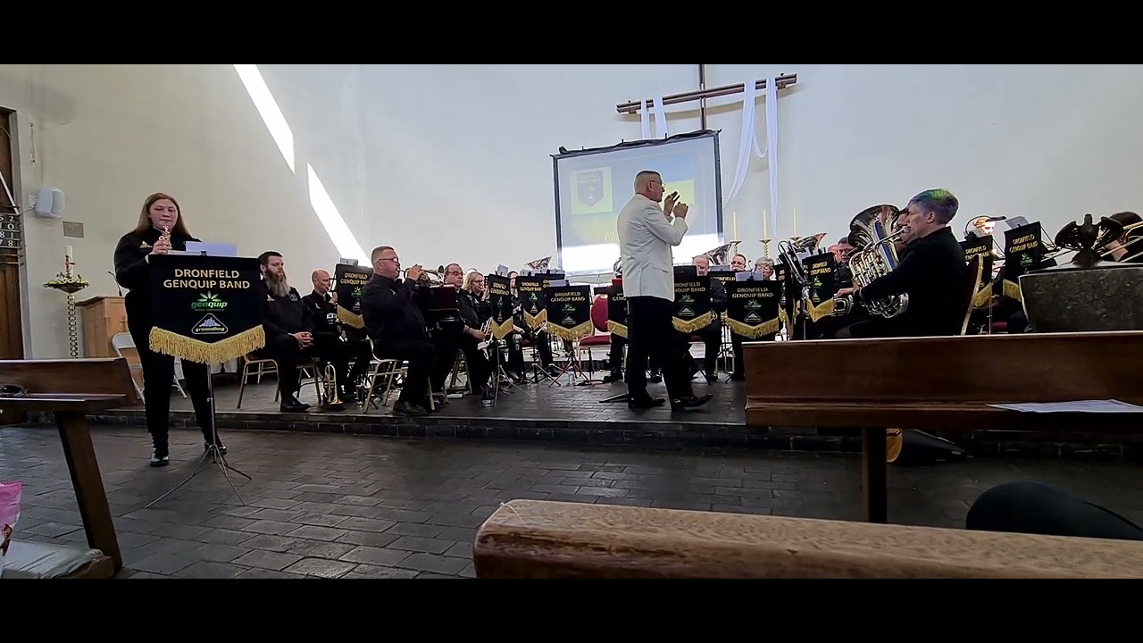 Charlotte Behan Flugelhorn solo. Dronfield Genquip Band. 'A little star ...