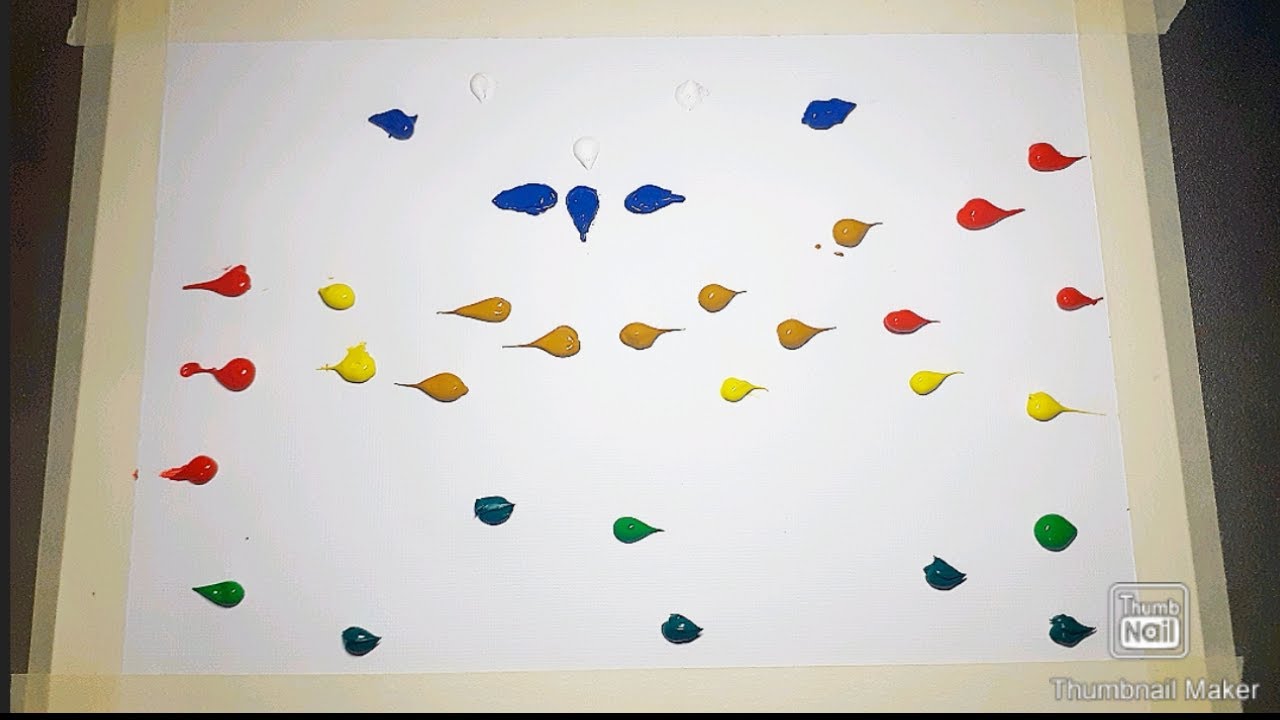 Easy Painting / painting beautiful rainfall scenery/ for begginers #11 ...