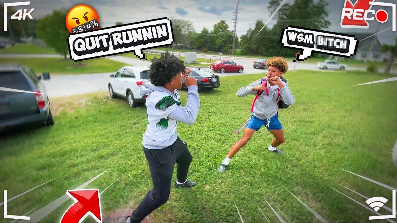 FOOTBALL PLAYER VS. STUDENT FIGHT!! (HIGH SCHOOL VLOG) - YouTube
