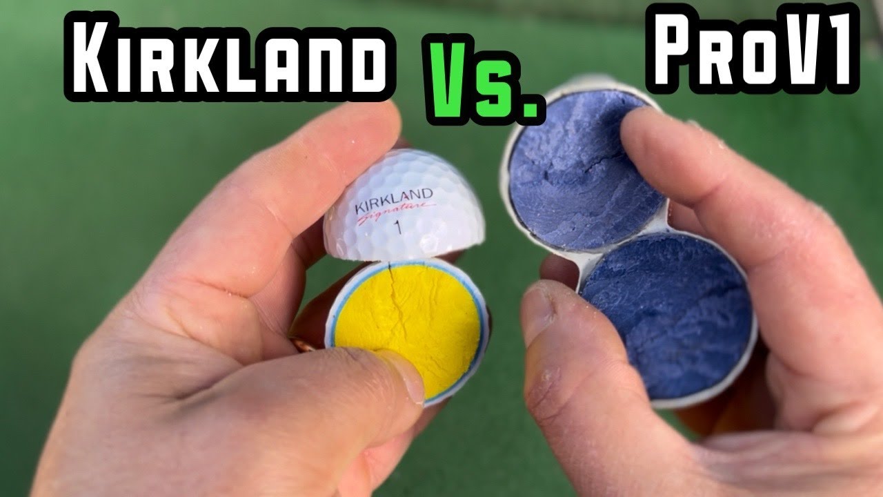 Kirkland Vs ProV1 What's Inside? - YouTube