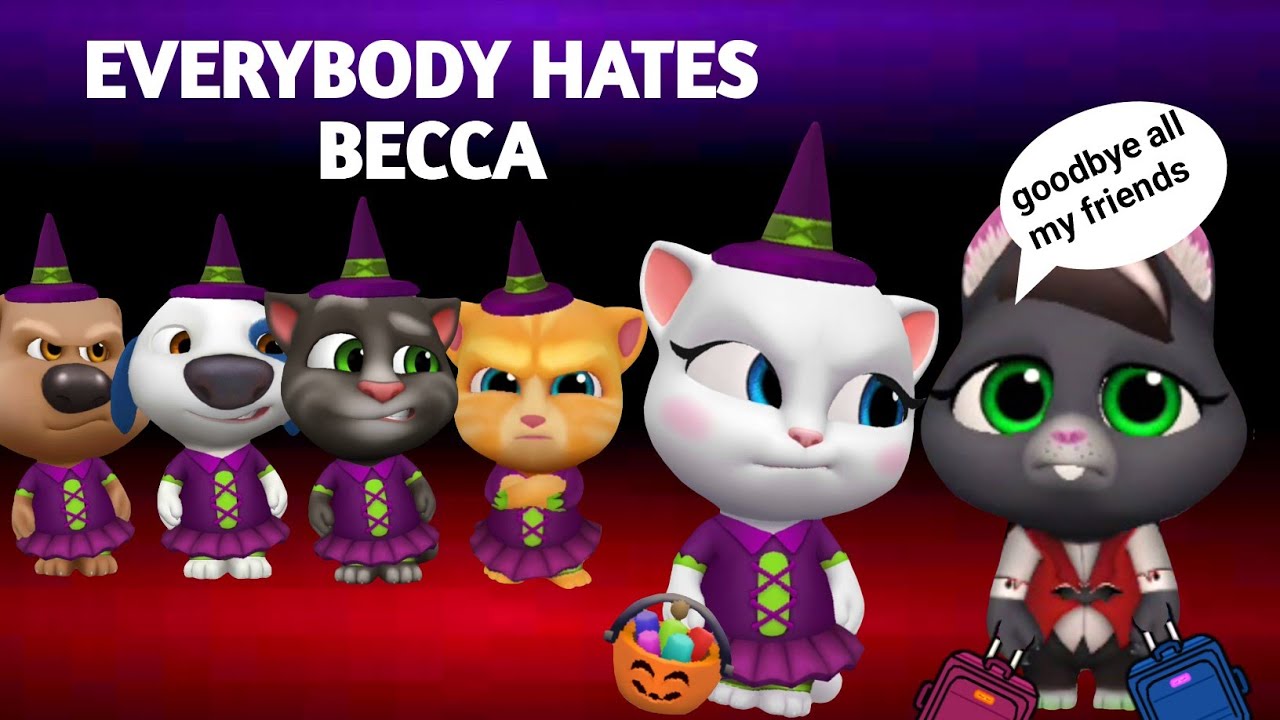 My Talking Tom Friends - AMONG US - EVERYBODY HATES BECCA - R.I.P BECCA ...