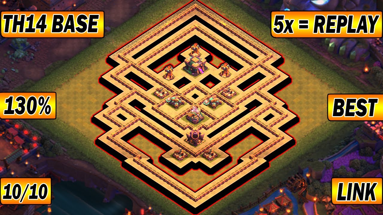 Only 1 Star Th14 WAR Base 2022 + PROOF + Link | Th14 Legend Base Anti 1 ...