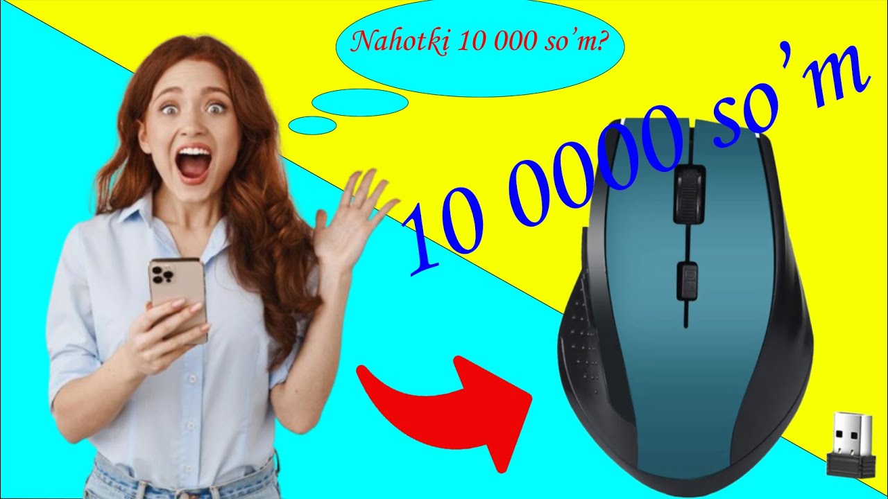 10 000so'mlik kompyuter sichqonchasi! - YouTube