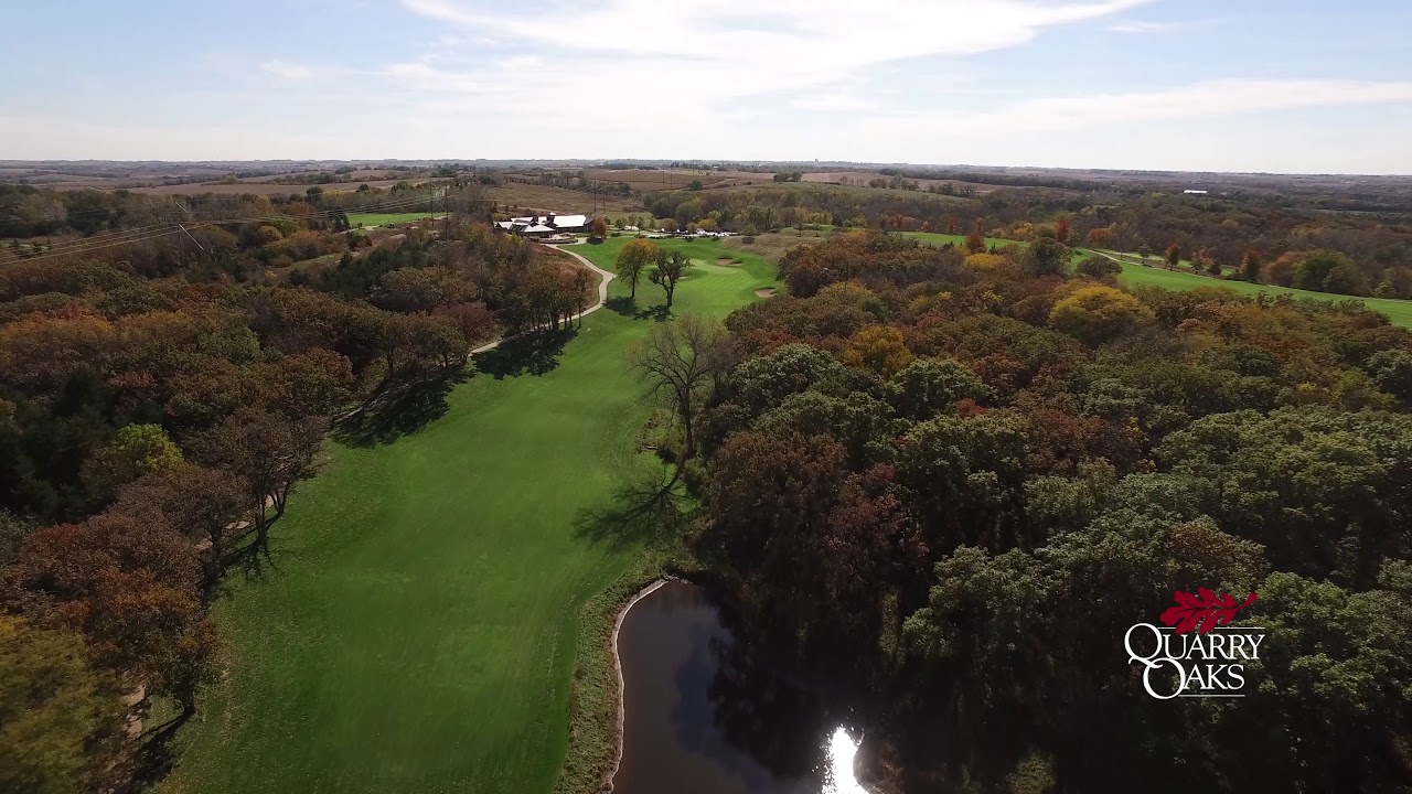 Quarry Oaks - Hole #18 Flyover - YouTube