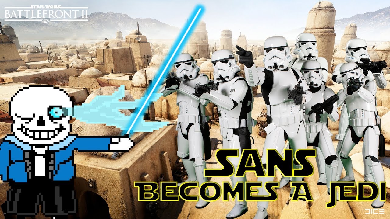 Sans Becomes A Jedi - YouTube