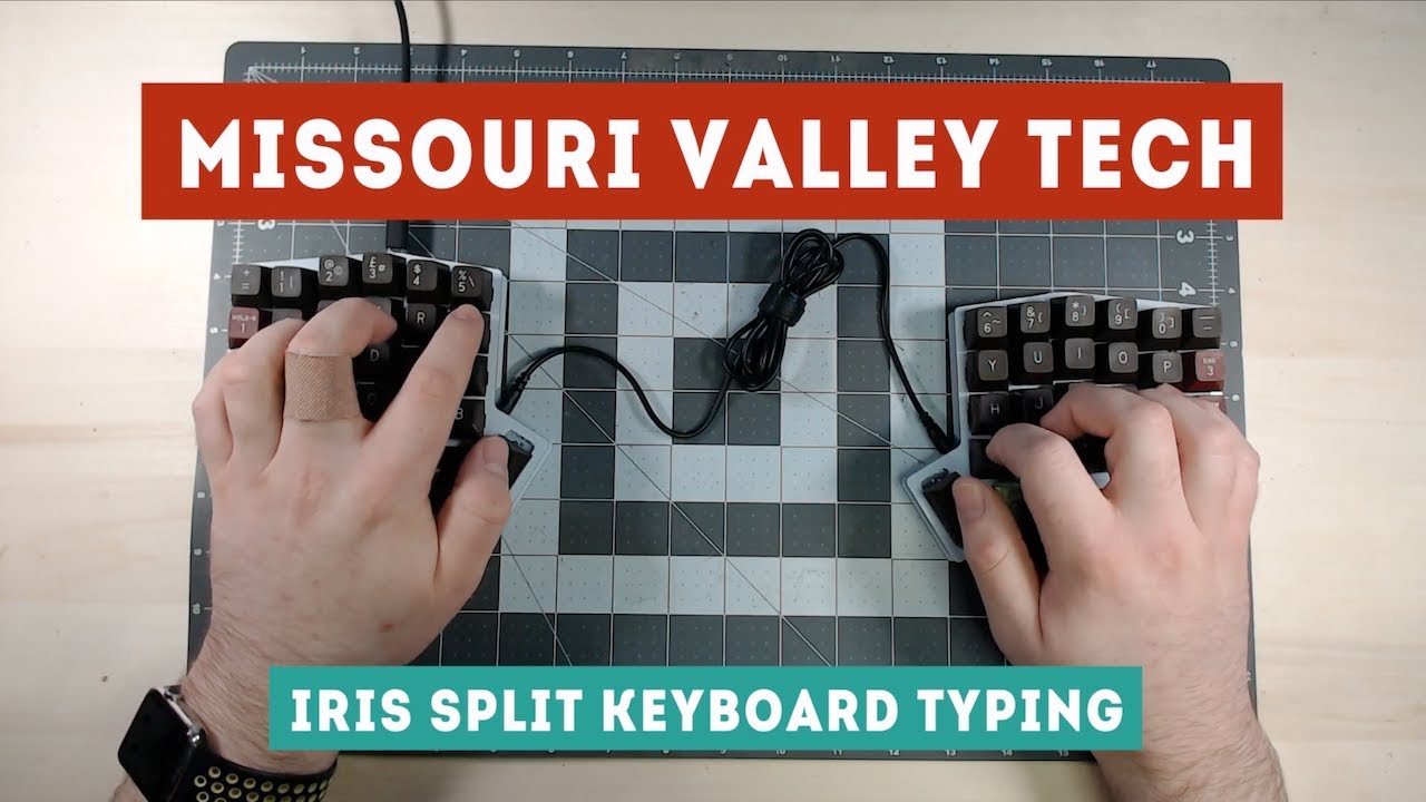 Iris Split Ergonomic Keyboard Sound Test - YouTube