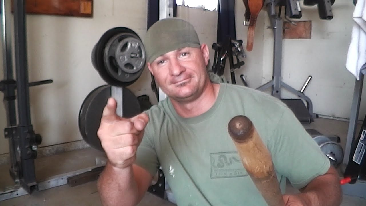 Garage Hand Drill Using a Broomstick - YouTube