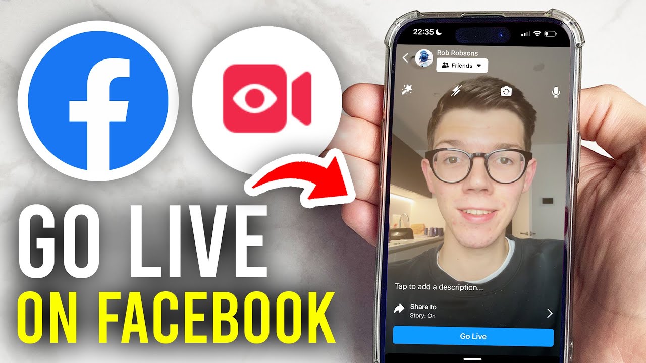 How To Go Live On Facebook - Full Guide - YouTube