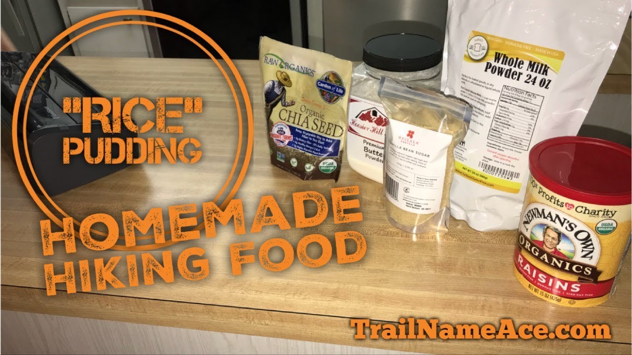 Homemade Hiking Food-Rice Pudding - Budget Trail Food - YouTube