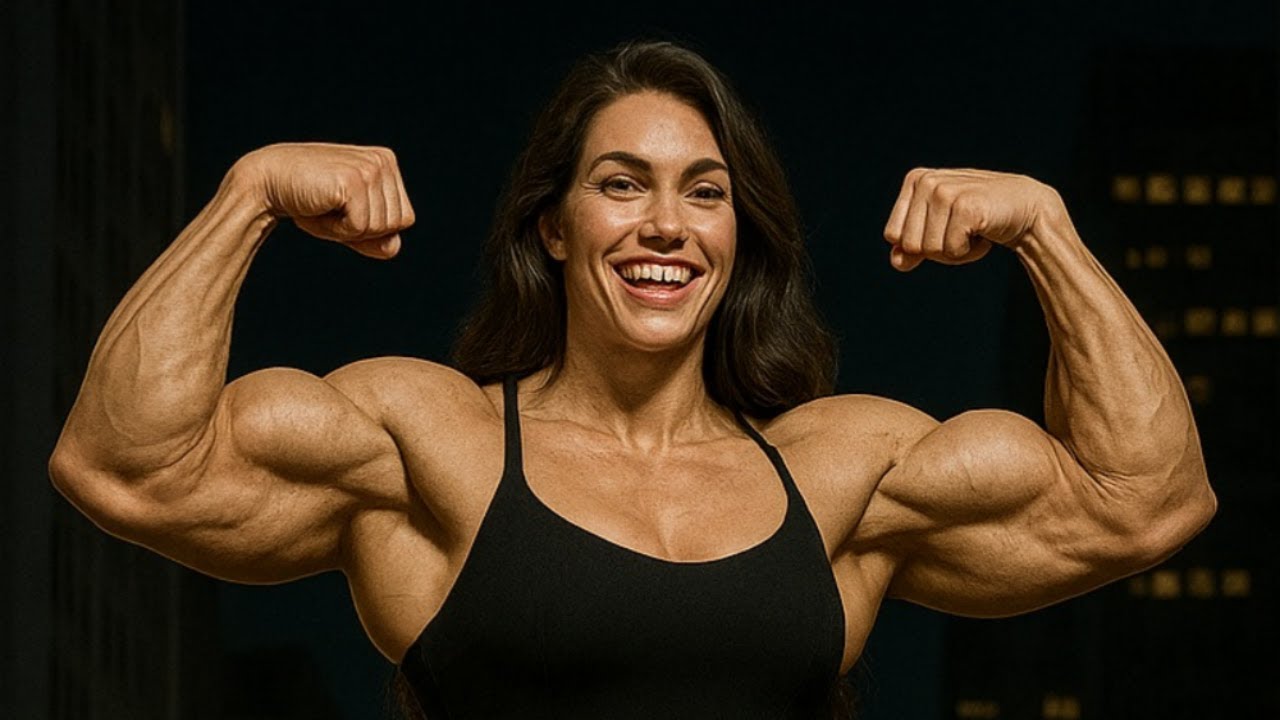 AMAZING FEMALE BODYBUILDER WITH STEEL BICEPS : C DION - YouTube