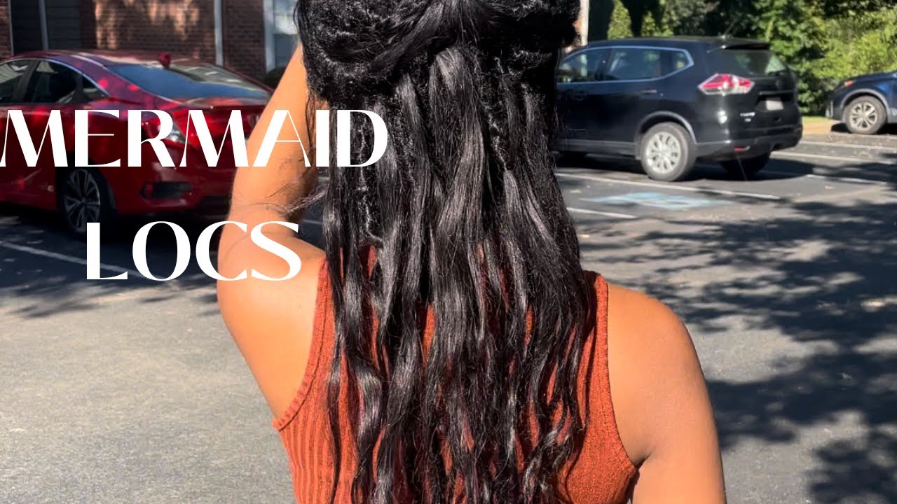Goddess /Mermaid Faux Locs Tutorial | Step-by-Step DIY Hairstyle.🔥 ...