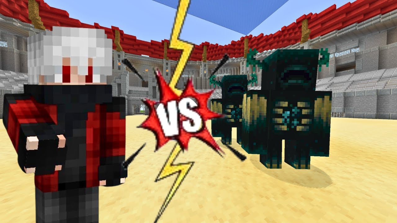 This is how i made a fight with 2 WARDENS | MINECRAFT epic BATTLE | # ...