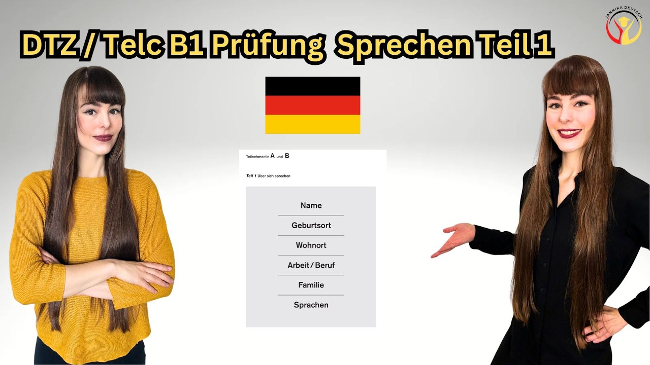 sich vorstellen /Tipps & Beispiele/ DTZ Sprechen 1 #learngerman # ...