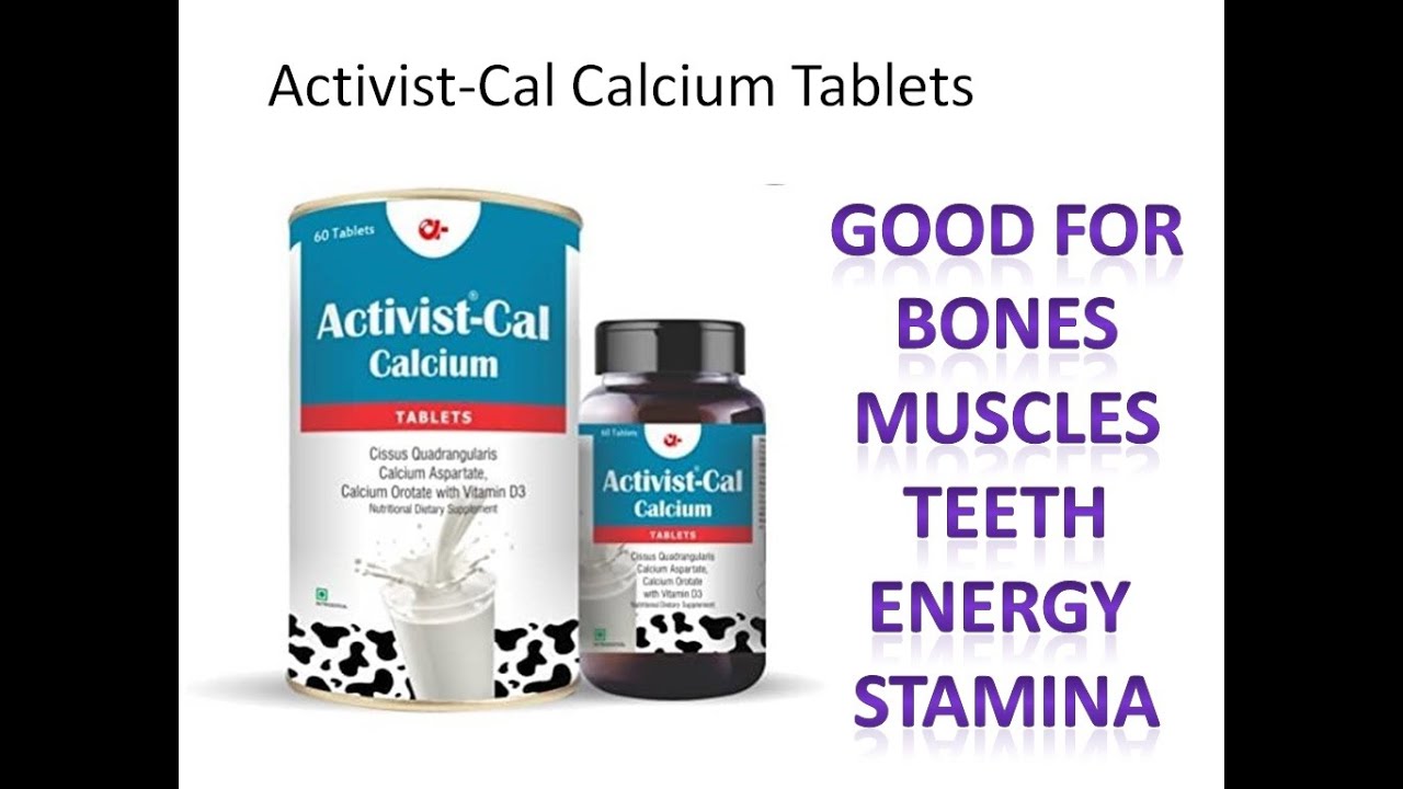 Activist-Cal Calcium Tablets By Cipla - YouTube
