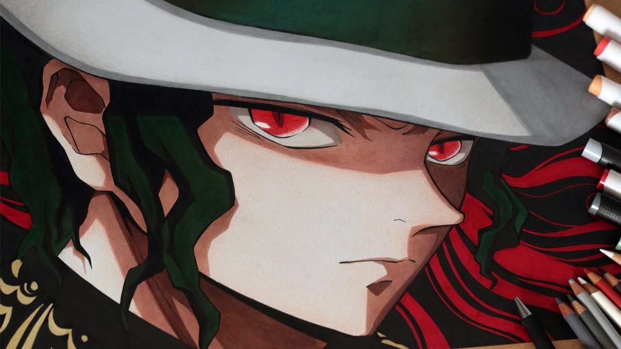 Drawing MUZAN KIBUTSUJI From Demon Slayer/Kimetsu No Yaiba - YouTube