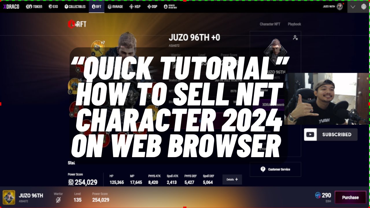 MIR4 : HOW TO SELL NFT CHARACTER ON WEB BROWSER | QUICK EASY STEPS | 2024 - YouTube