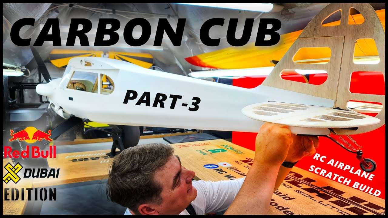 Carbon Cub RC Airplane Scratch Build Part 3: Stabilizers Building, 3D ...