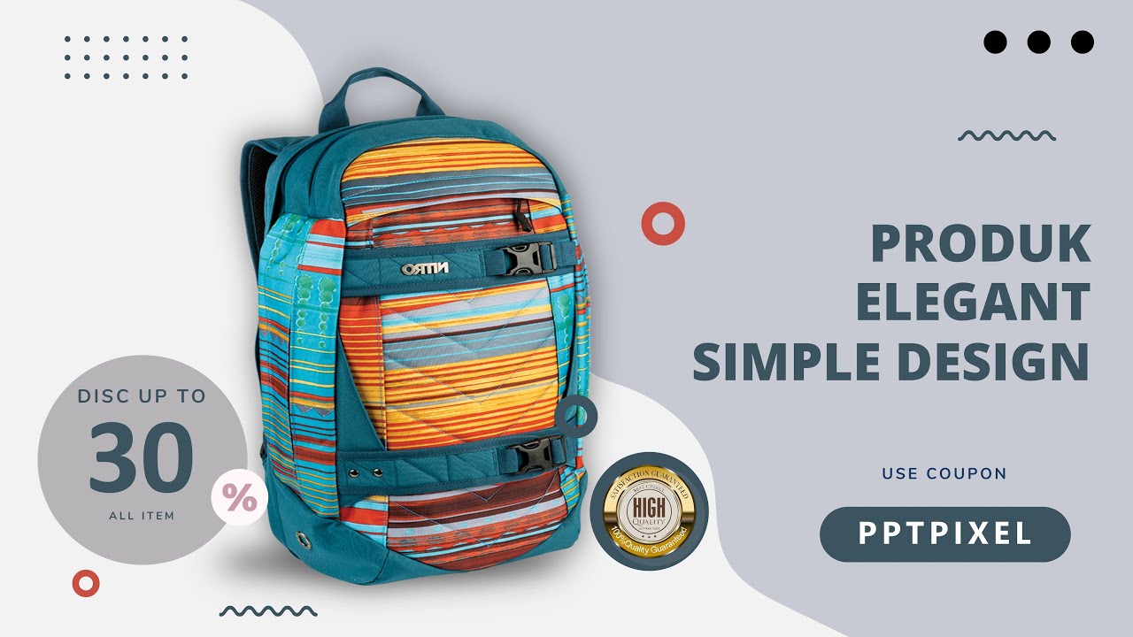 Contoh Video Promosi Produk Tas Bodypack, Tas Ransel kerja Pria, Tas ...