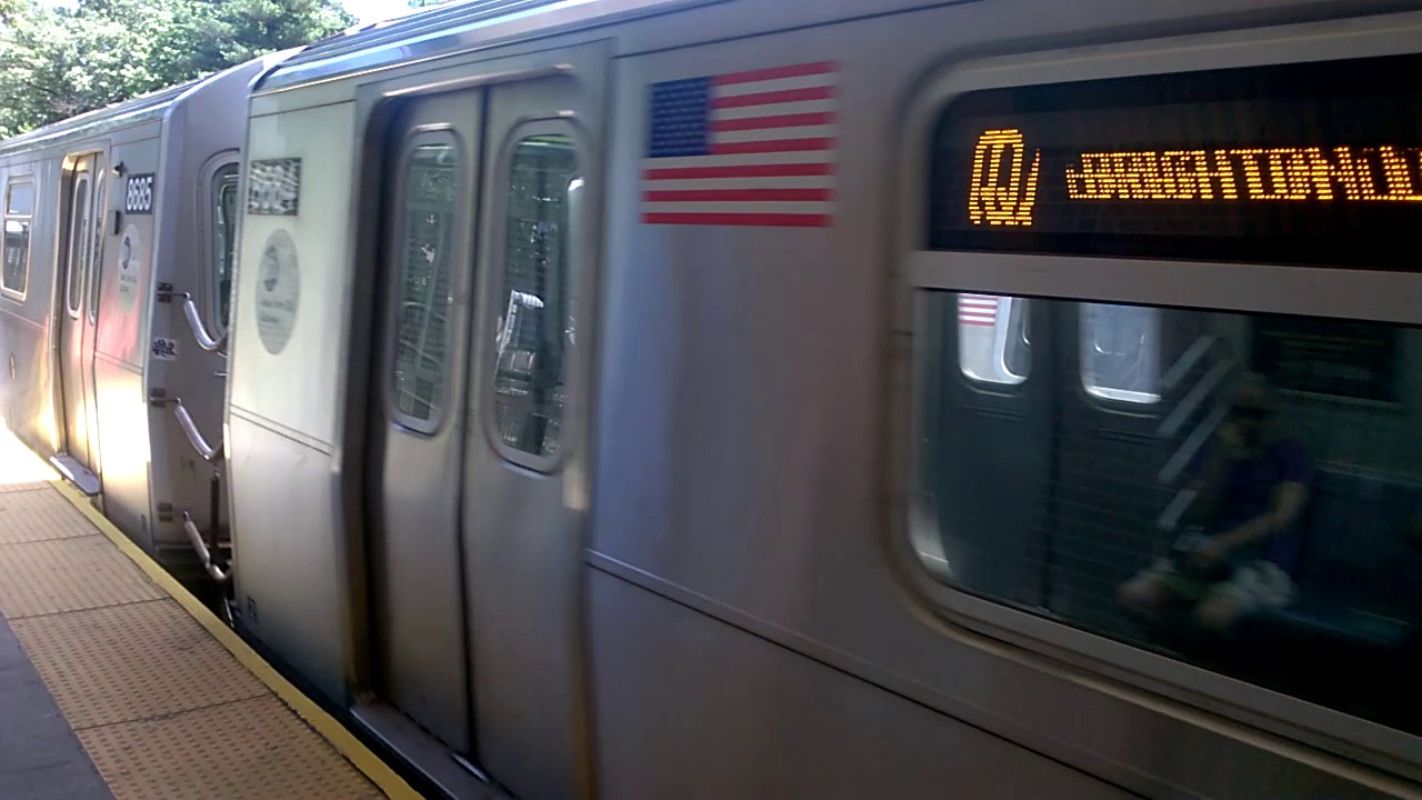 NYC Subway HD RARE: R160 Q Train & Bombardier R179 Test Train @Avenue H ...