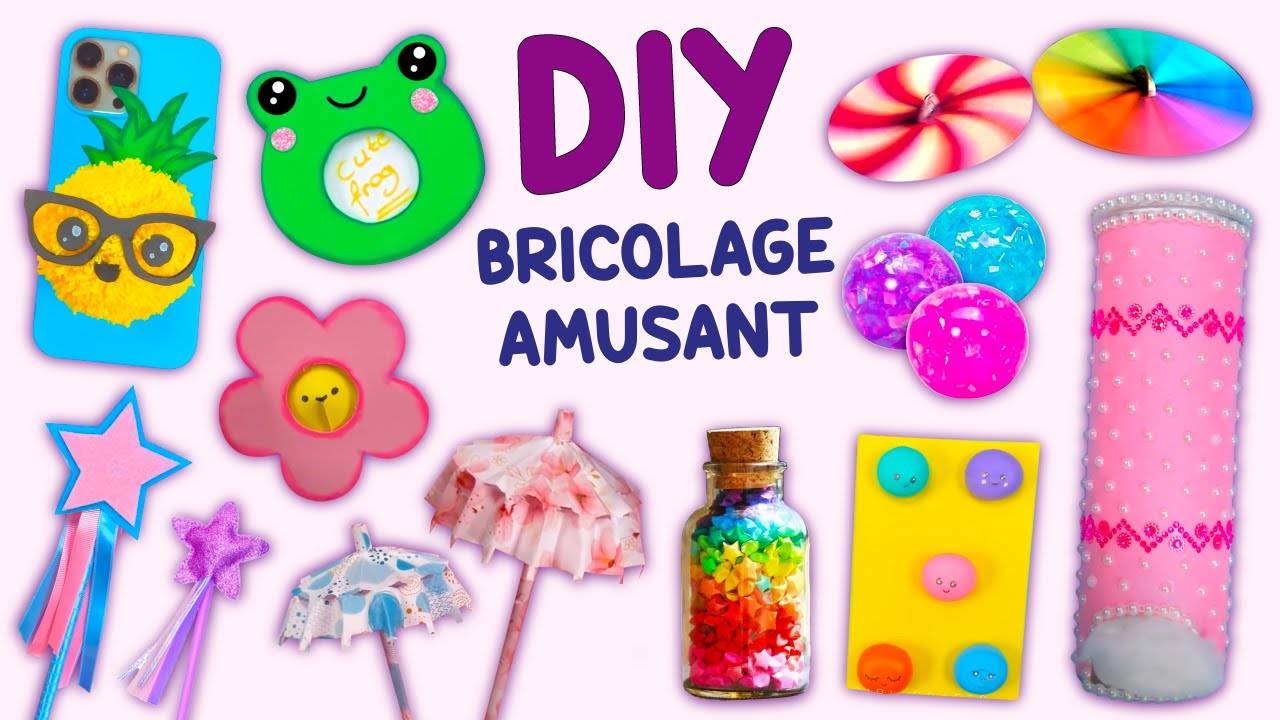 16 PROJETS D'ARTISANAT AMUSANTS ET FACILES À FAIRE EN 5 MINUTES - YouTube