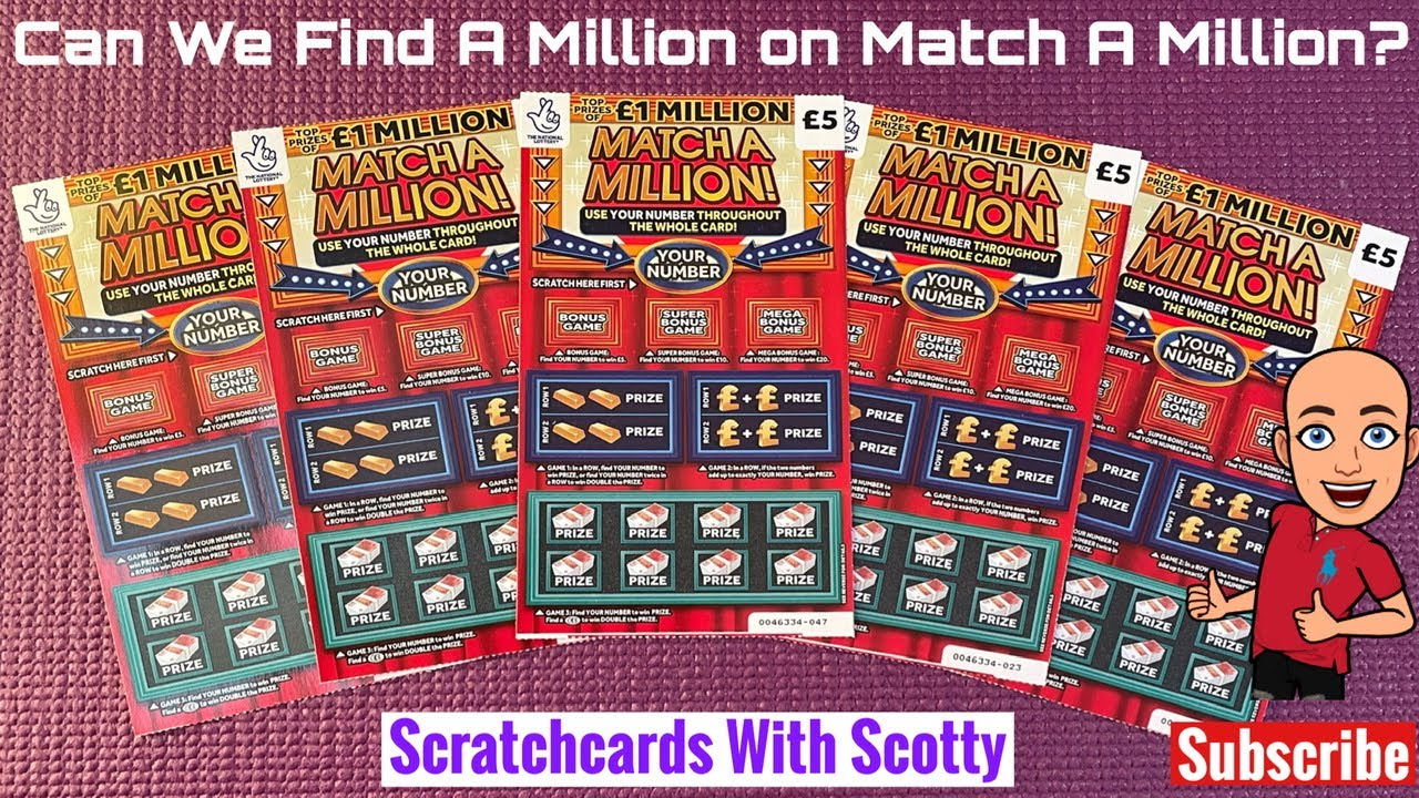 Can I Find A Million on Match A Million? #Scratch #Cards ...