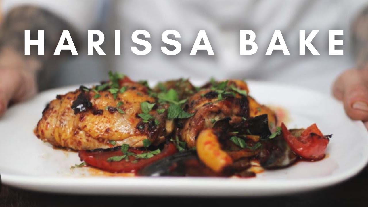 harissa-chicken-tray-bake-tasty-family-dinner-recipe-youtube