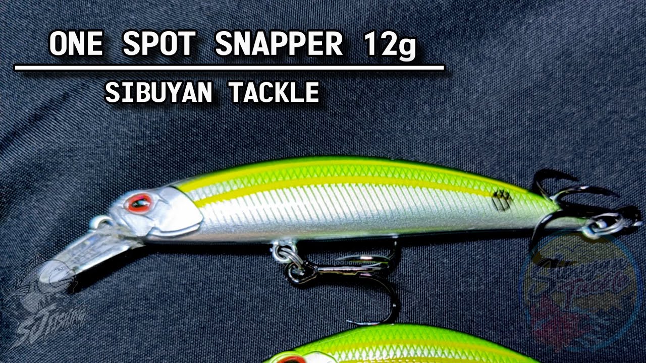 One Spot Snapper Lure 12g from Sibuyan Tackle / gaano ka effective ...
