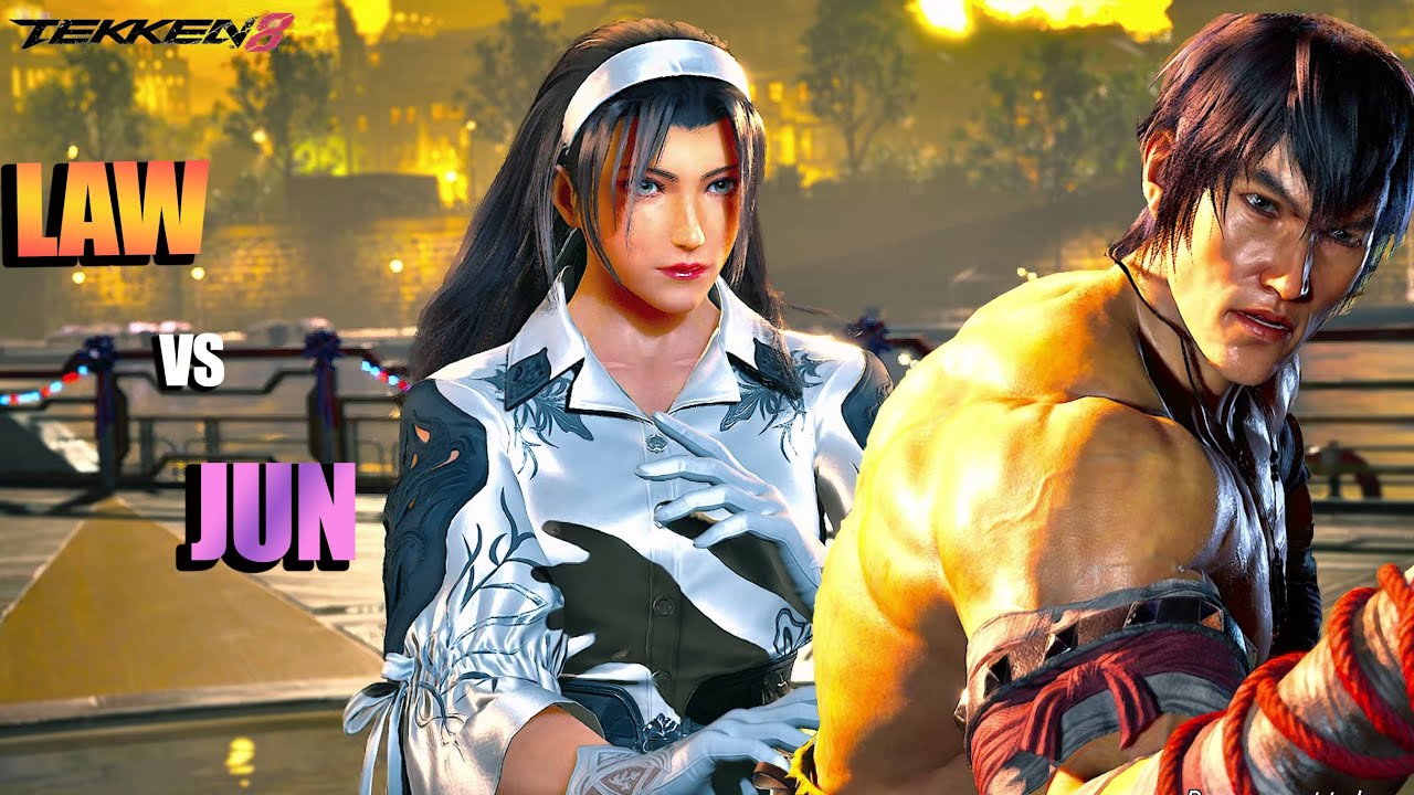 Law Vs Jun | Solo Fight | Tekken 8 | Ultra HD 4K | ASMR Gameplay - YouTube