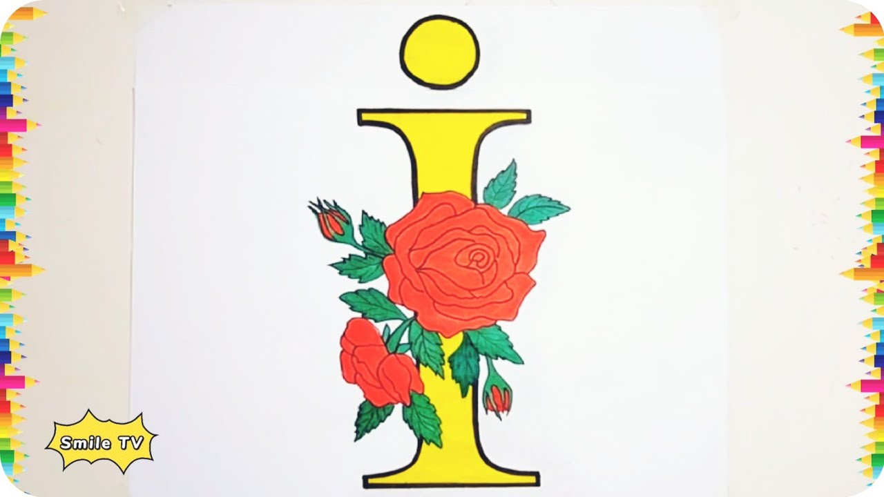 İ HƏRFİ ÇƏKƏK / ŞƏKİL ÇƏKMƏYİ BİRLİKDƏ ÖYRƏNƏK \ ASAN SEKİL CEKMEK ...